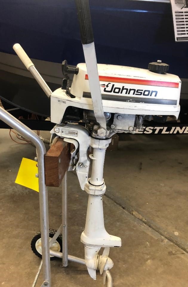 Johnson 2HP Short Tiller – 2S (M17966) – Holmen Marine